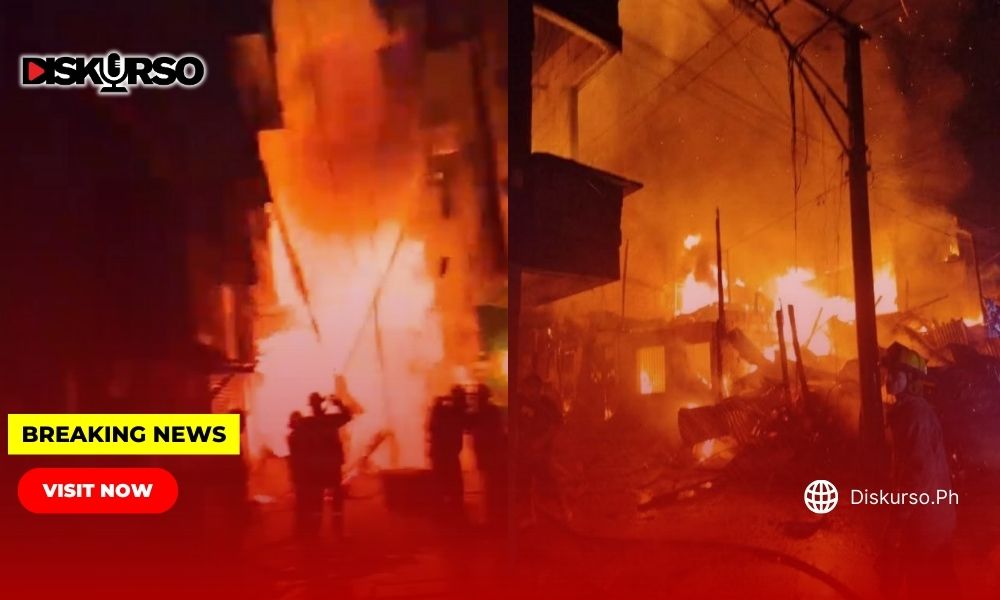 Fire in Marikina residential area raised to second alarm, sparks fear ...