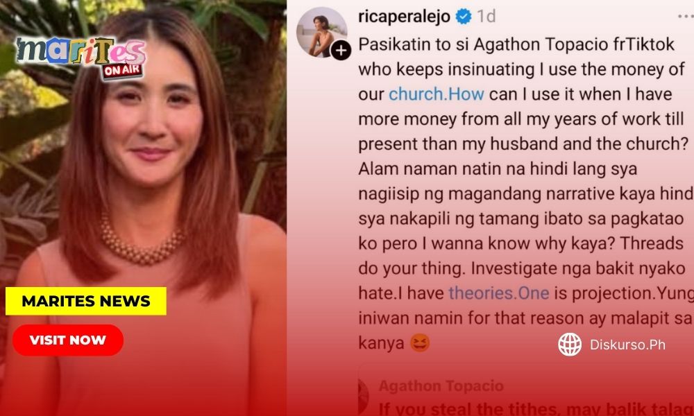 Rica Peralejo, mariing itinanggi ang paratang ng pagnanakaw ng ikapu ...