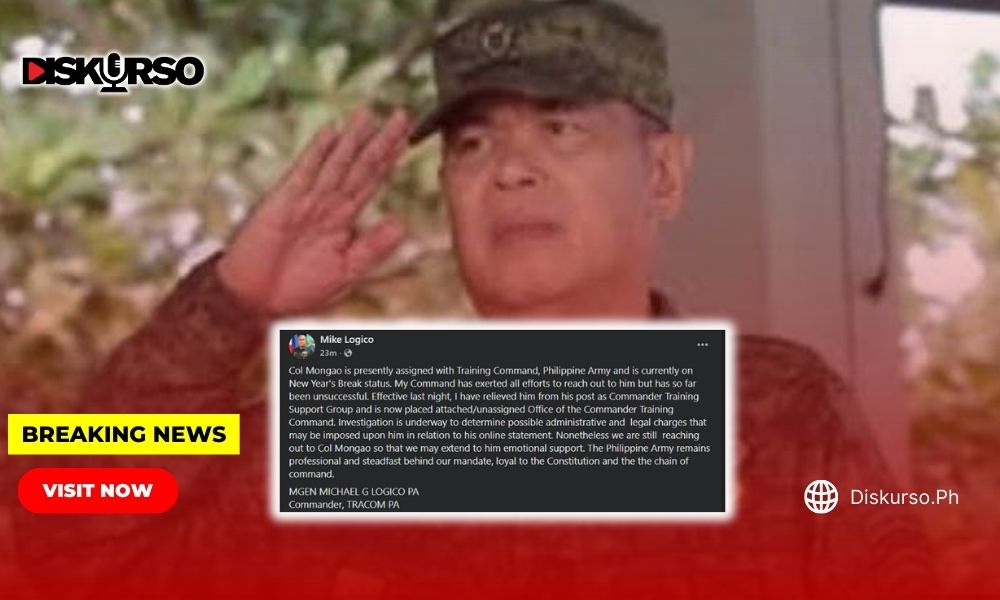 MGen. Mike Logico clarifies the Withdrawal of support issue on Col ...