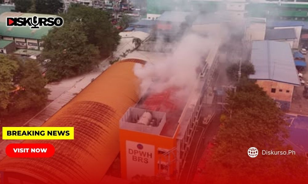 DPWH-CAR caught in fire — Fire or clearing operation? | Diskurso PH