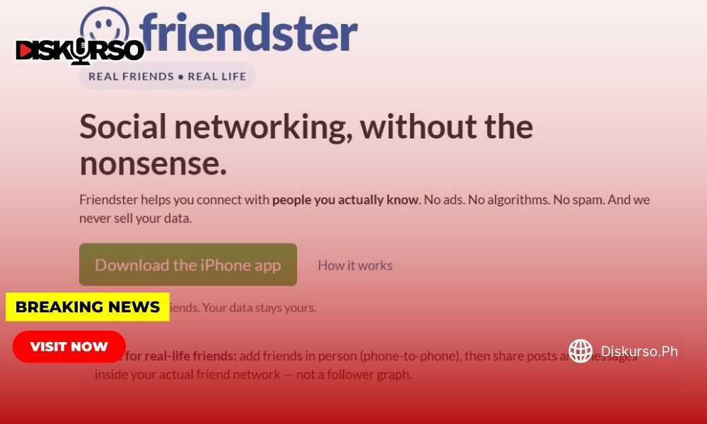 Friendster is back — and it’s nostalgia with a twist! | Diskurso PH
