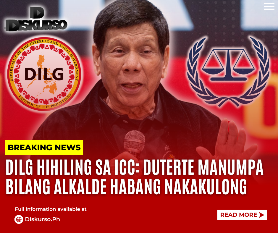 DILG hihiling sa ICC: Duterte manumpa bilang alkalde habang nakakulong ...