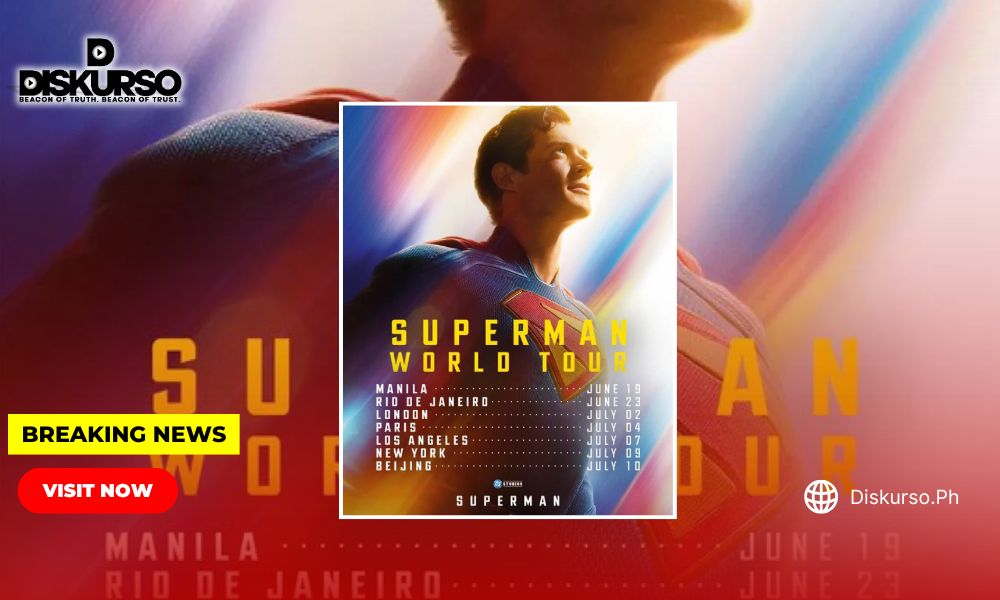 Superman World Tour, sisimulan sa Maynila kasama ang mga bituin ng ...