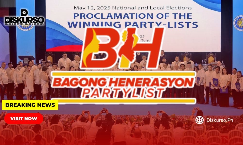 Bagong Henerasyon Party List, Sila ay Iprinoklama na sa Wakas! | Diskurso PH