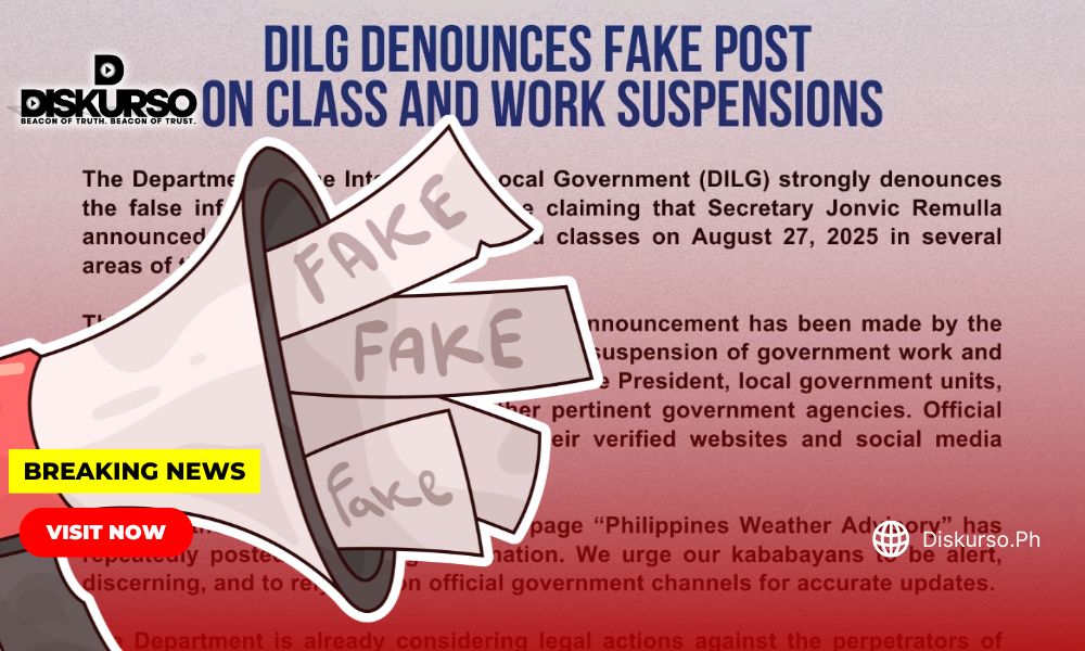 DILG nagbabala laban sa 'fake news' ng class at work suspension ...