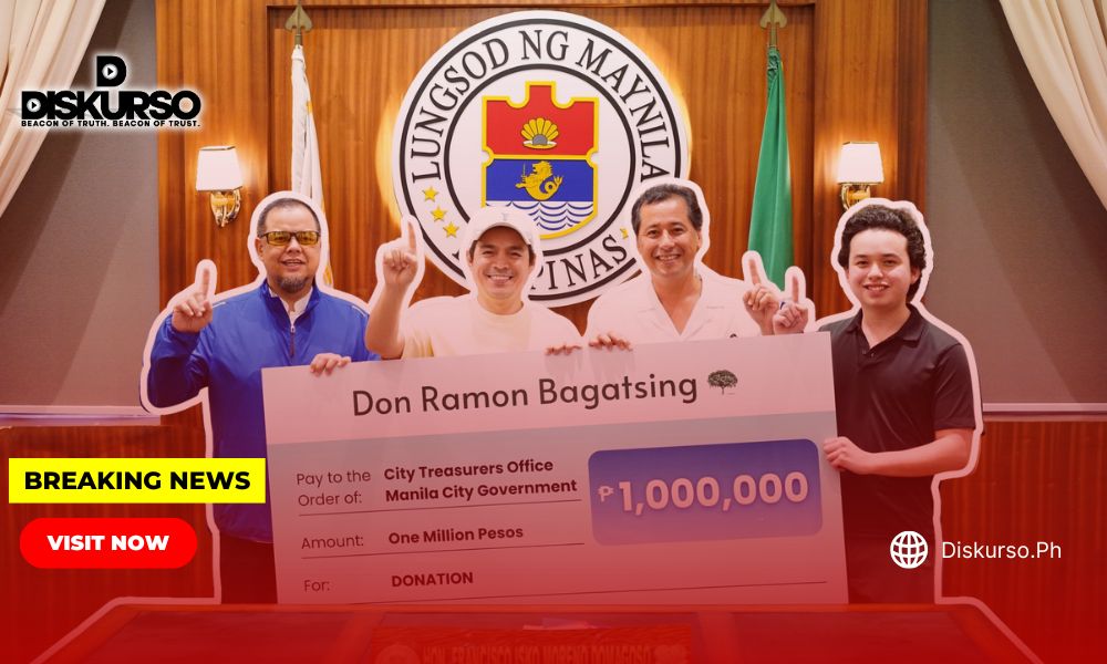 Tingnan: Don Ramon Bagatsing, nag-donate ng ₱1-milyon para sa Maynila ...