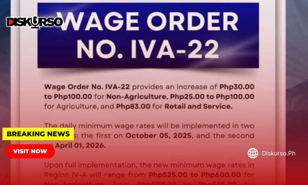 Bagong Minimum Wage Rate sa Laguna Ipinatupad sa Ilalim ng Wage Order ...