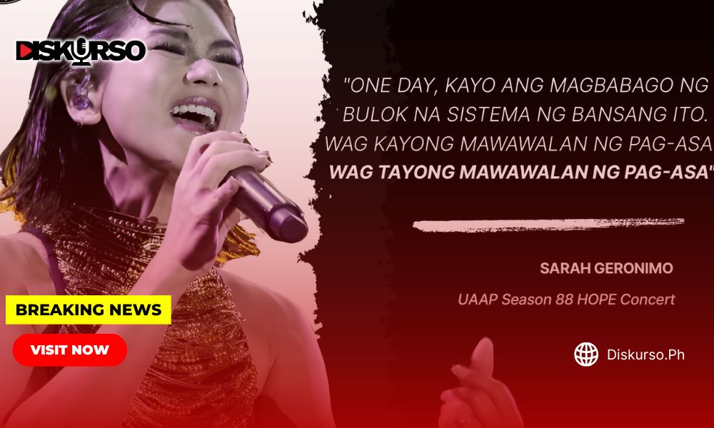 ‘One day, kayo ang magbabago ng bulok na sistema ng bansang ito ...
