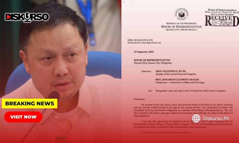 Zaldy Co, tuluyan nang nagbitiw sa Kongreso! | Diskurso PH