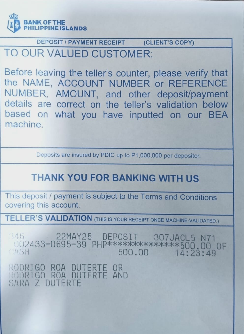 EKSKLUSIBO: AKTIBO PA RIN! Kontrobersyal na Bank Account ng mga Duterte ...