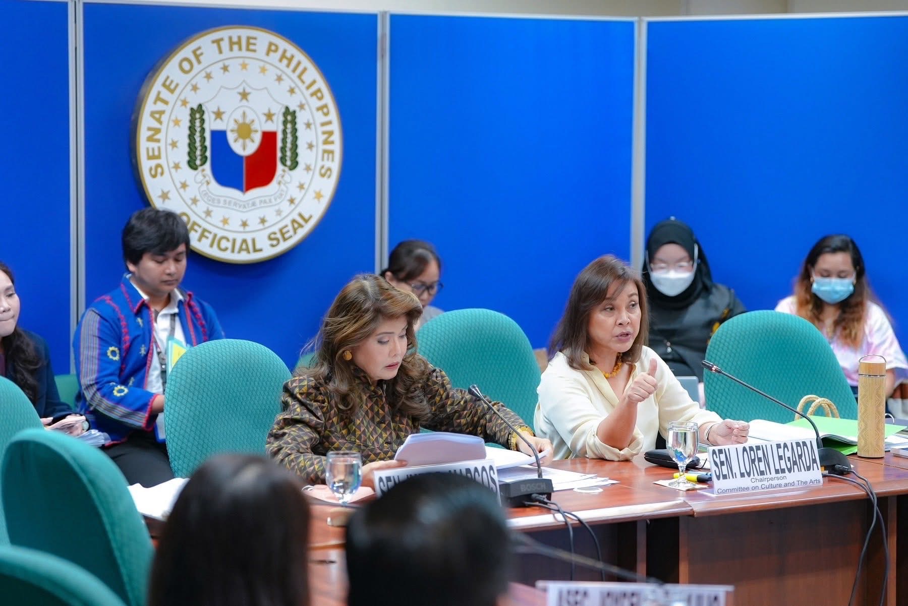 Senate Committee Schedules: Pag-usisa sa mga Budget sa Culture, Arts ...