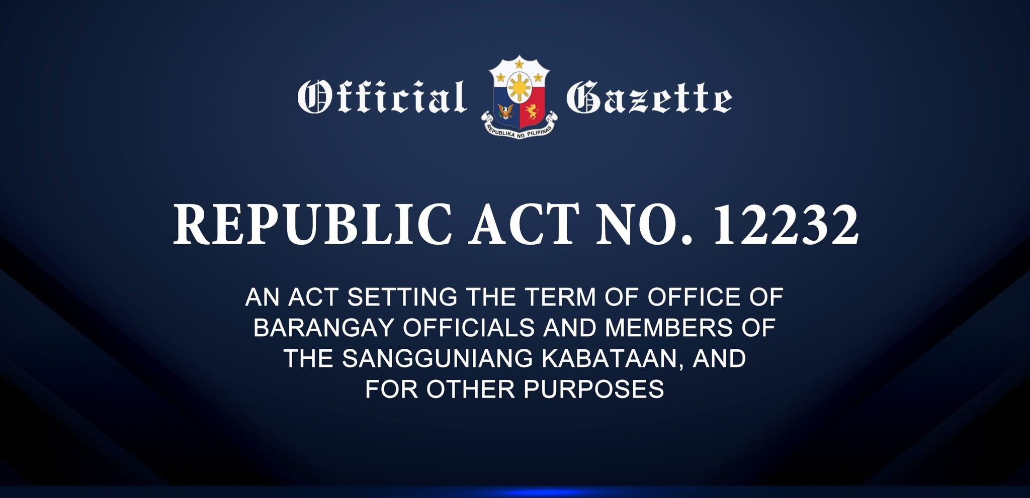 RA 12232: 4-Year Term na ang Barangay at SK Officials | Diskurso PH