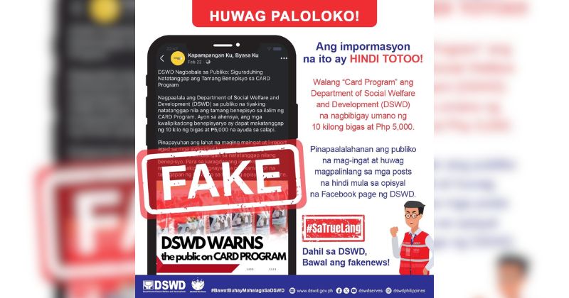 DSWD, nagbabala sa pekeng cash at rice aid scam | Diskurso PH