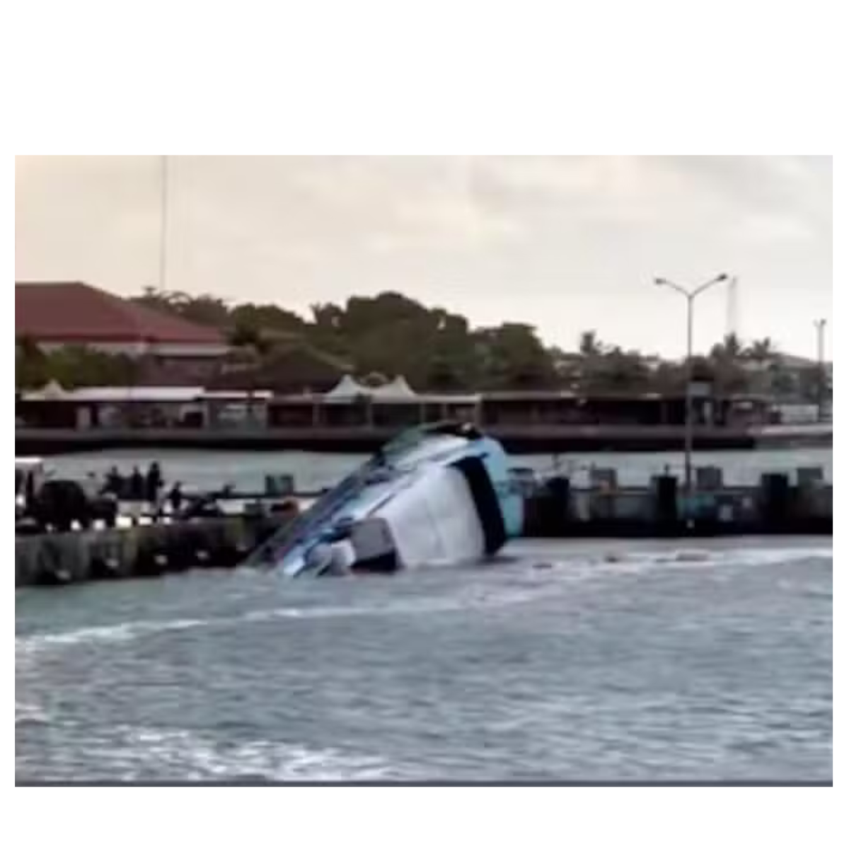 Fast Craft lumubog sa pantalan ng Zamboanga sa gitna ng masamang ...