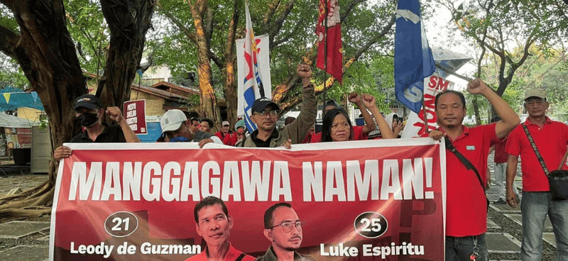 Mga Lider Ng Manggagawa Sinimulan Ang Kampanya Sa Rally | Diskurso PH