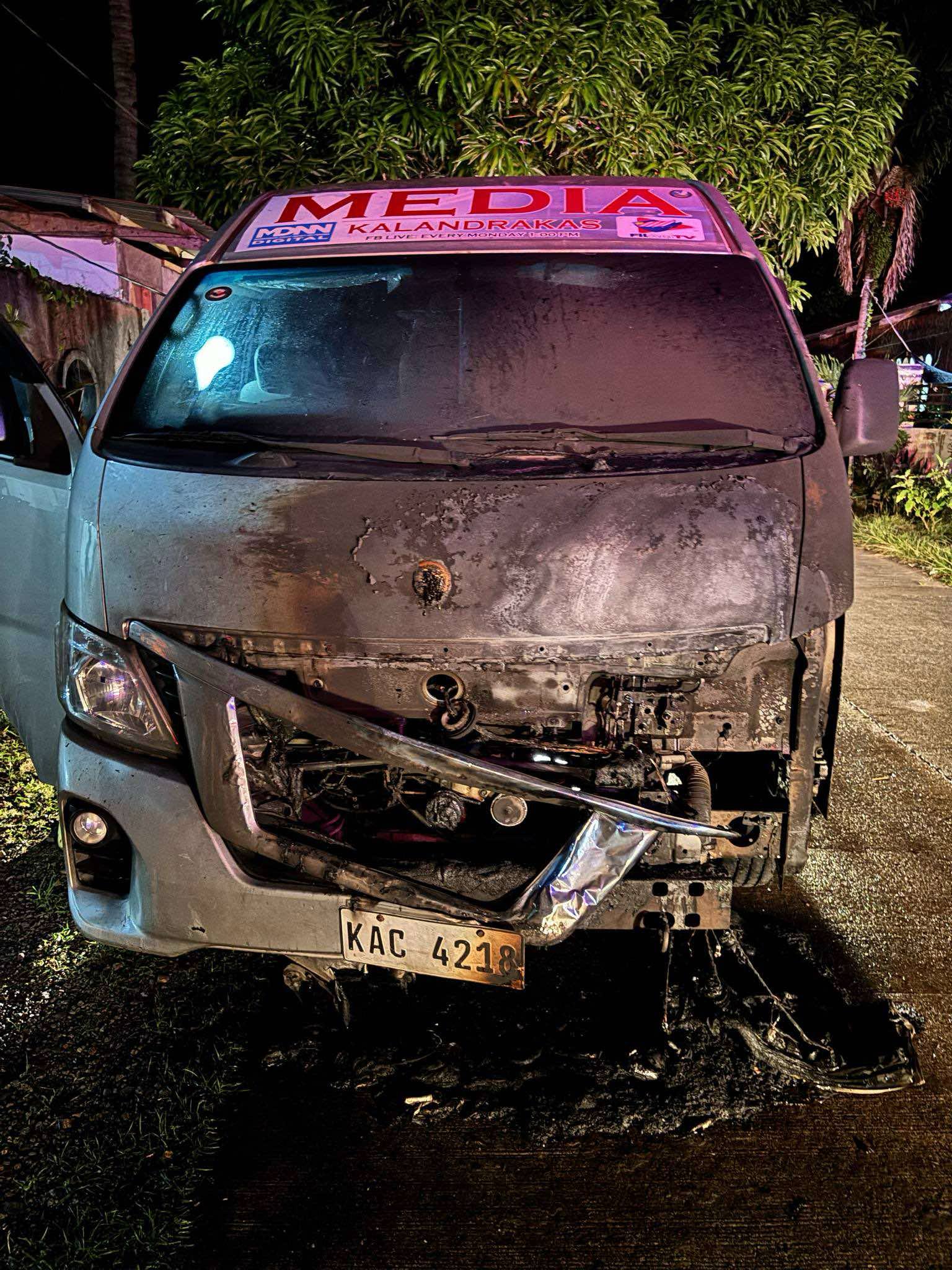 Sasakyan ng Journalist sa Camiguin, Sinunog; Motibo, Di Pa Tukoy ...