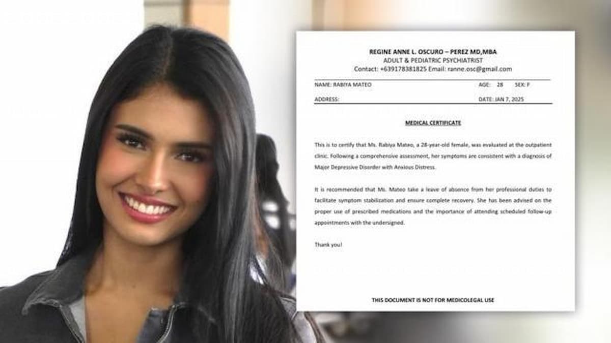 Rabiya Mateo, matapang na umamin: “I was diagnosed with depression ...