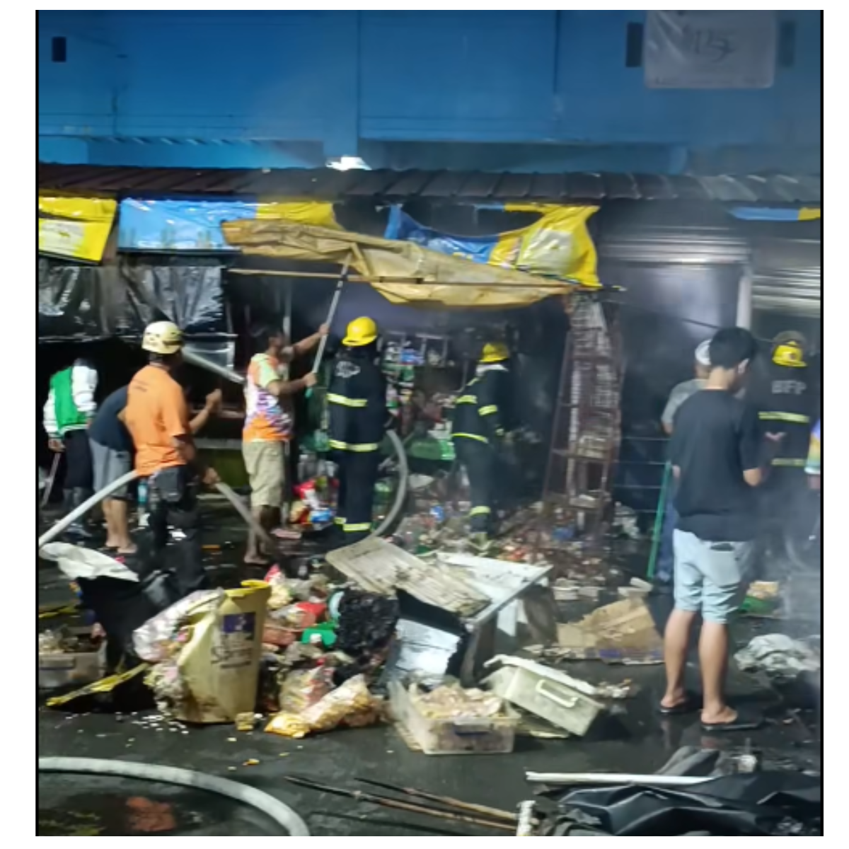 Sunog sa Lucban public market, tindahan ng pasalubong tinupok ...